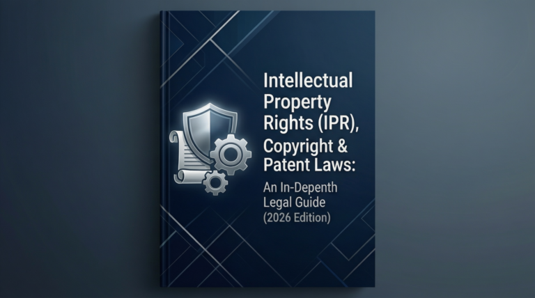 Intellectual Property Rights Copyright & Patent Laws in India 2026
