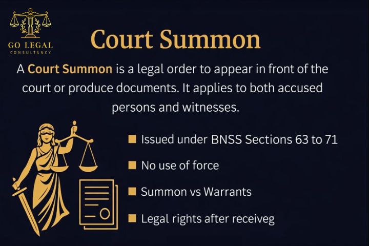 Court Summon Explained: Meaning, Procedure & BNSS 2023 Law