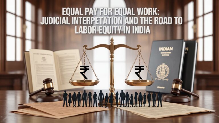Equal Pay for Equal Work in India: Supreme Court Rulings & Law